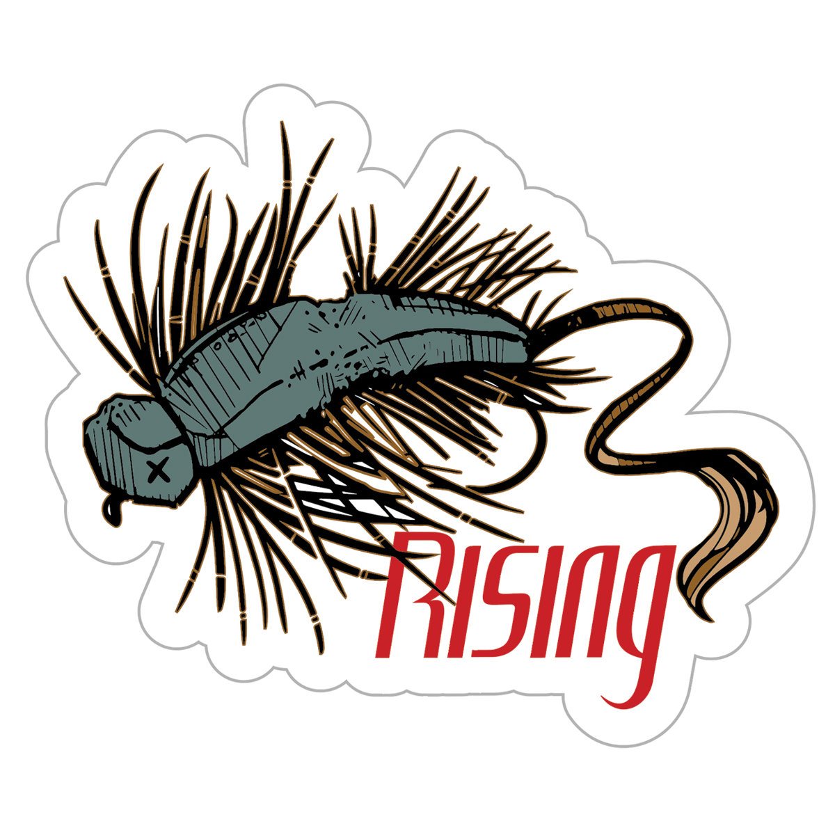 Mousin' Sticker – Rising Fishing